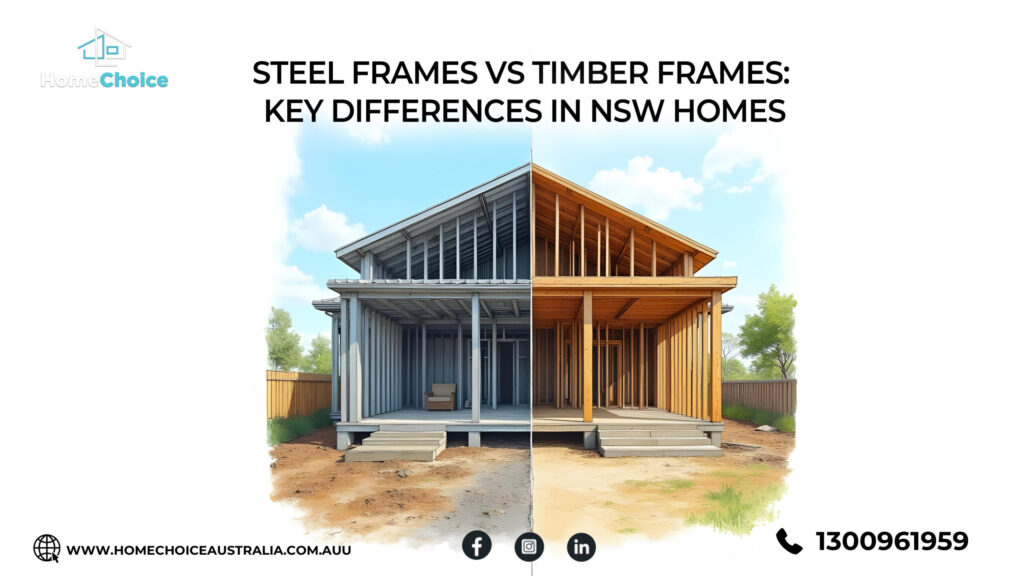 Steel Frames vs Timber Frames: Key Differences in NSW Homes